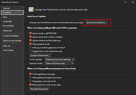 how to stop text resizing in powerpoint for all presentation