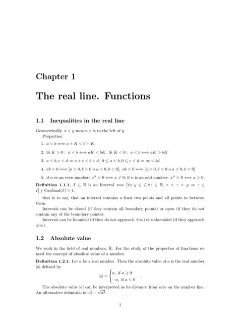 Mathematics I En Chapter 1 Pdf Function Mathematics Monotonic