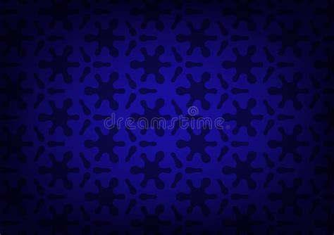 Dark Blue Pattern Abstract Technology Background Stock Vector