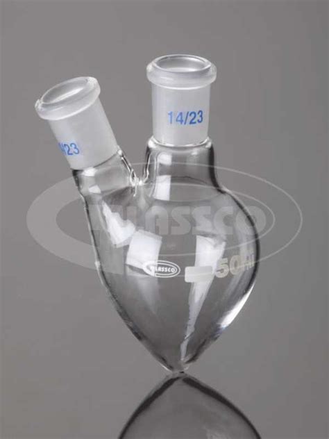 Flask Pear Shape Single Neck Din Glasscolabs