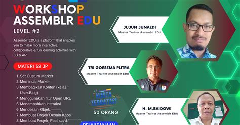 Workshop Assemblr Edu Level 2 ~ Digital Pendidikan Era Baru