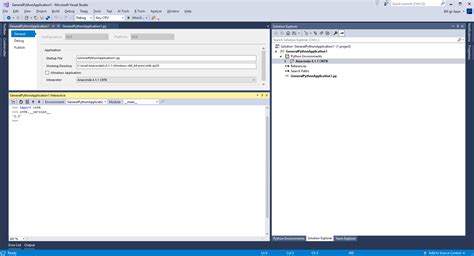 Visual Studio Import Cntk Works In VS Python Environment But Not In Python Project