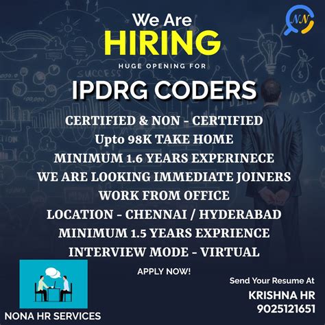 Krishna Sekar On Linkedin Ipdrg Coders Certified Noncertified