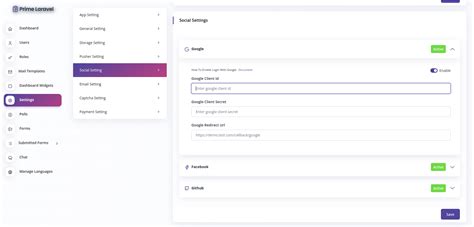 Prime Laravel Form Builder Users Role Permissions And Settings By Quebix Technology