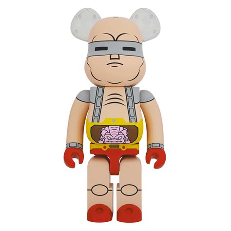 400 100 Bearbrick Krang Robot Tortues Ninja Tmnt Medicom Toy