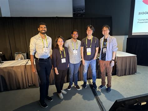 Prof Kadambi From Visual Machines Group Co Presents At Siggraph 2023