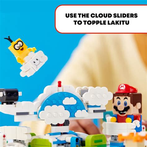 Buy Lego Super Mario Lakitu Sky World Expansion Set 71389 Building Kit