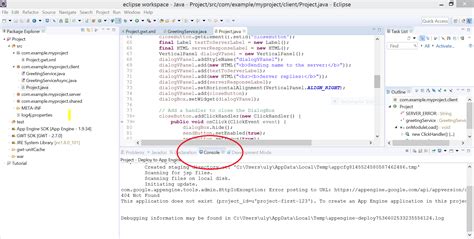 Java Run Gcloud Beta App Create In Your Console Cant Type In