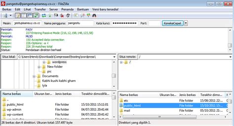 cpanel backup data situs via ftp blog ardhosting