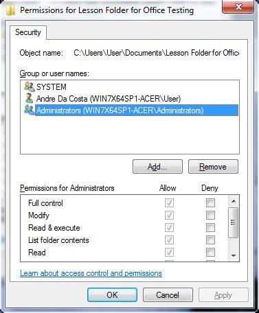 How To Setup And Configure File And Folder Permissions In Windows 7