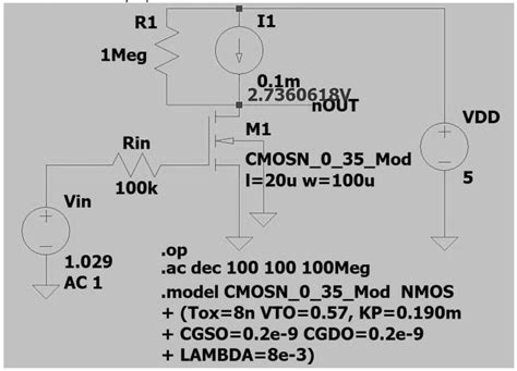 solved the figure below shows a common source amplifier with a current