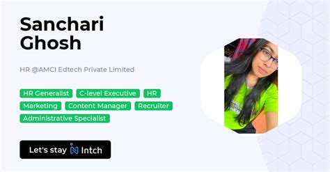 sanchari ghosh hr amci edtech private limited intch