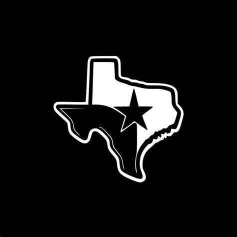Texas Black And White Isolated Icon Vector Illustration 24142891