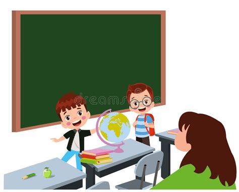 Cute Students In Class At School Stock Vector Illustration Of Woman Cute Students In Class At School Stock Vector Illustration Of Woman