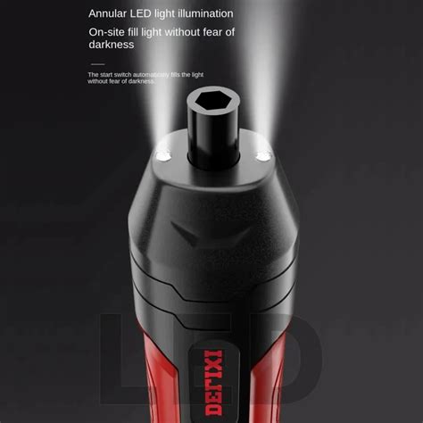 Delixi Electric Screwdriver Rechargeable Small Mini Drill Screwdriver