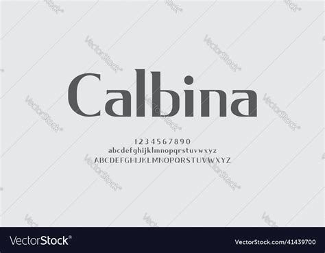Calbina Is A Bold Assertive And Authentic Serif Vector Image Calbina Is A Bold Assertive And Authentic Serif Vector Image