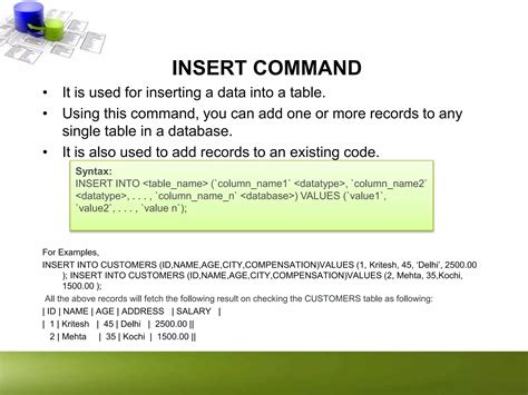 data manipulation language pptx