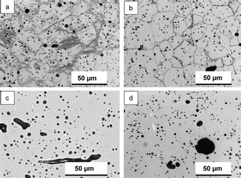 Lm Micrographs From The Cross Sections Of Specimens Annealed In Air For Download Scientific