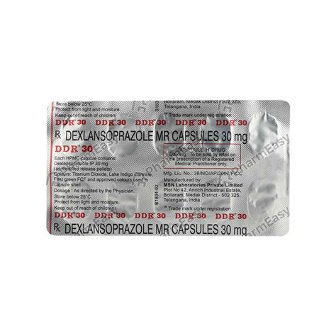 Buy Ddr 30mg Cap Online At Flat 18 Off Pharmeasy Buy Ddr 30mg Cap Online At Flat 18 Off Pharmeasy