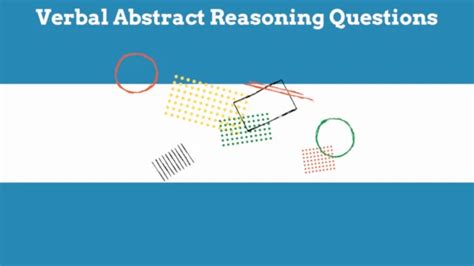 Verbal Abstract Reasoning Questions