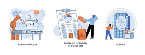 Smart Manufacture Metaphor With Automated Production Line Innovative