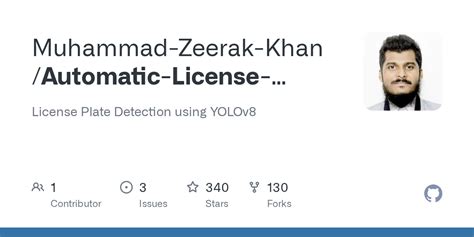 Github Muhammad Zeerak Khanautomatic License Plate Recognition Using Yolov8 License Plate