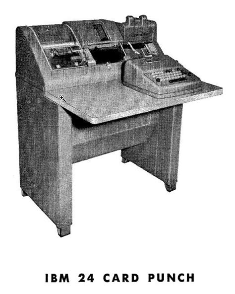 Ibm 024 Card Punch It History Society