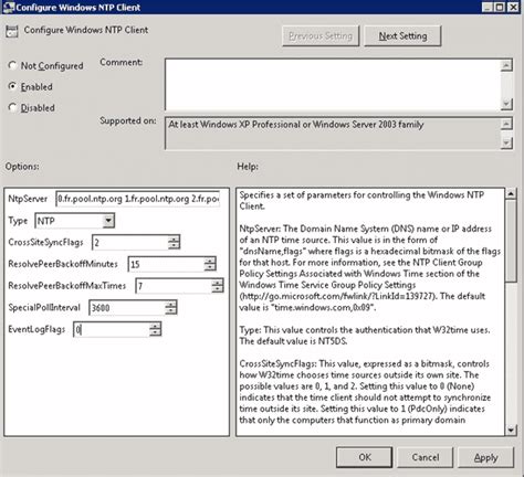 Configure Ntp Servers Gpo Rayssl