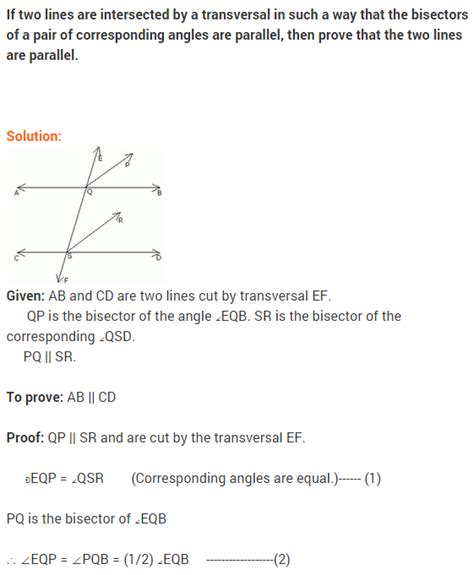 Extra Questions For Class Th Maths Chapter Lines And Angles Imperial Study