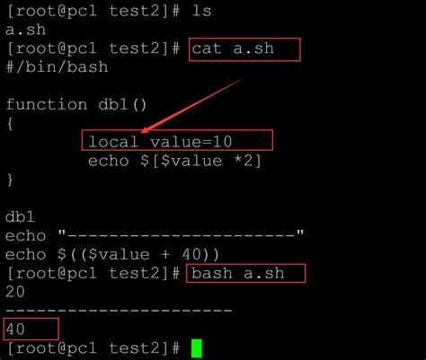 linux shell 脚本中local的用法 小鲨鱼 博客园