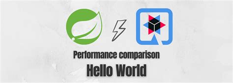Spring Boot Webflux Vs Quarkus Performance Comparison For Hello World