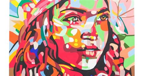 Coloured By Numbers Canvas Painting JAVA
