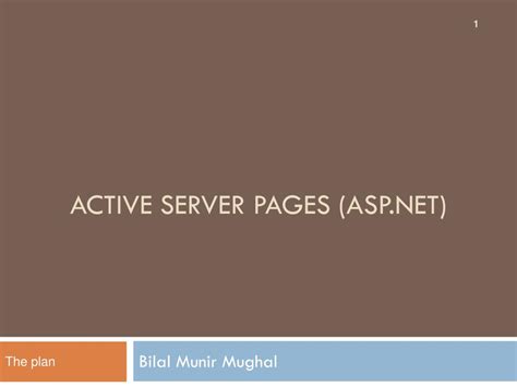 PPT Active Server Pages ASP NET PowerPoint Presentation Free Download ID 6553446