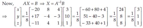 Using Matrices Solve The Following System Of Equations X Y Z 3 2x 3y Z 10 3x Y