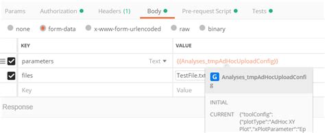 Postman Global Variables Return Variable Name Not Variable Content Using POST Form Data Request