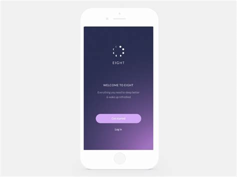 Eight Sleep App Animated Launch Screen Product Launch App Screen