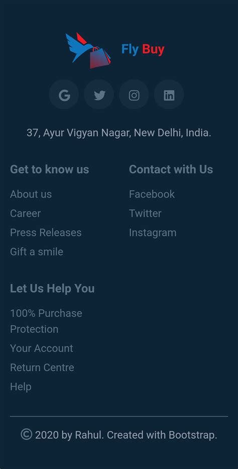 Github Vivekreddy Kwebsite Footer Section Responseive Website 5 A Responsive Footer Section