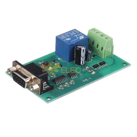 Elecbee YYE 1 5V 12V 24V RS232 Serial Port Control Relay Module MCU MAX232 USB Control Switch Board