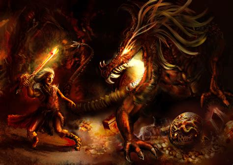 Sigurd Vs Fafnir By Skian Winterfyre On Deviantart