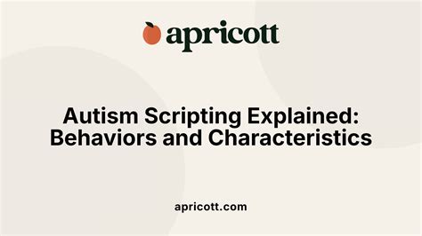 Understanding Autism Scripting Communication Coping And Therapy