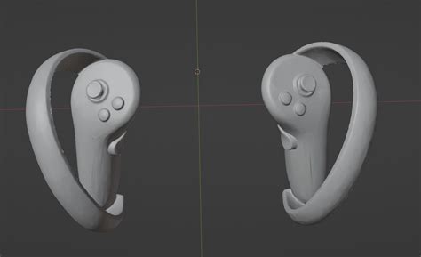 Pico 4 Controllers 3d Scanned Model At Real Scale R Picoxr