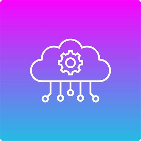 Premium Vector Cloud Computing Icon