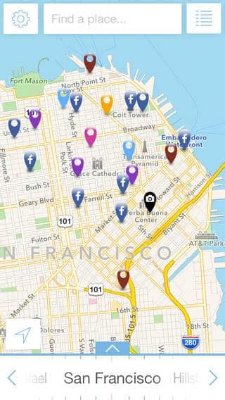 pins for ios takes over where foursquare private check ins left off