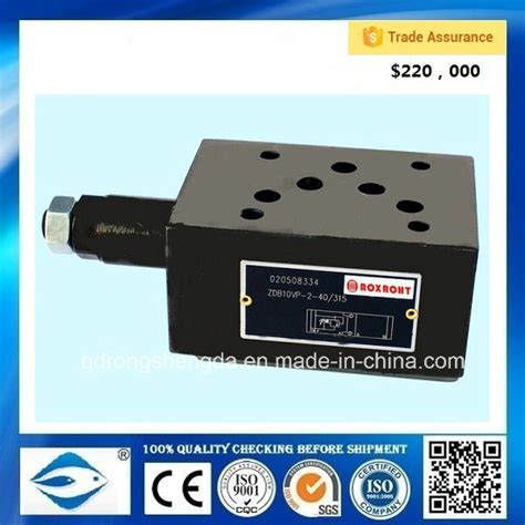 Suitable For Rexroth Modular Safety Valve Production Zdb Series