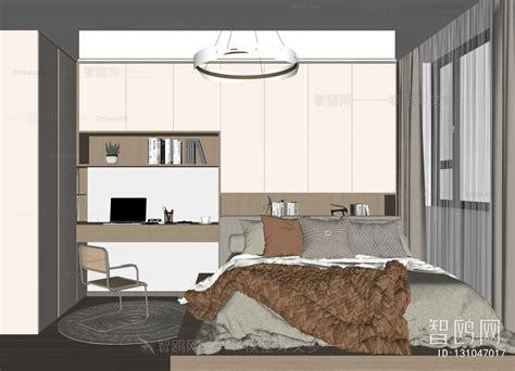 Modern Bedroom Sketchup Model Download Model Id131047017 1miba