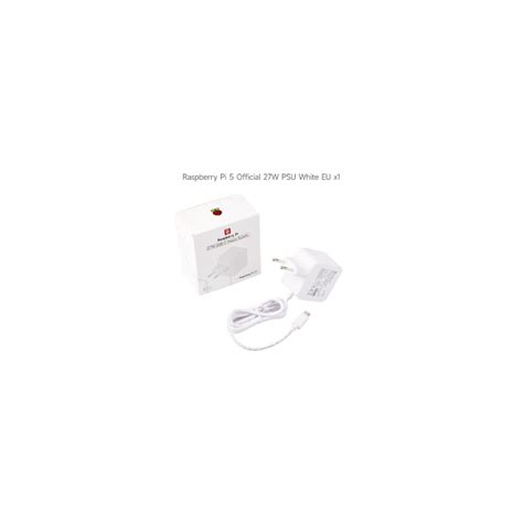 Alimentation Officielle Raspberry Pi 5 27w Usb C