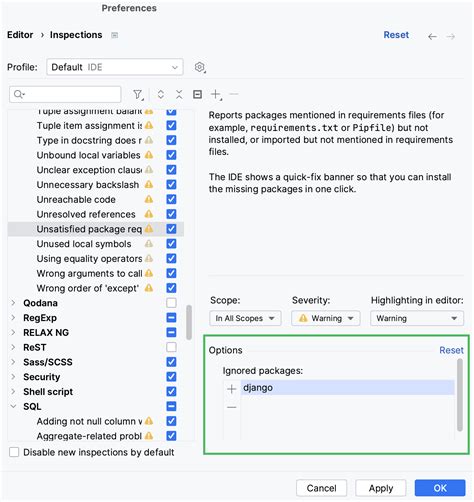 Use Requirements Txt PyCharm Documentation