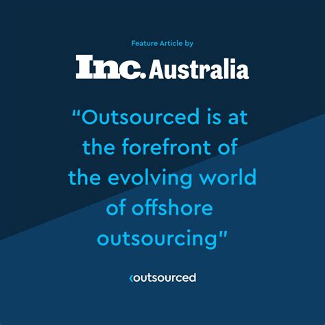 Thanks Inc Australia For Featuring Outsourced 💙 Mike Larcher