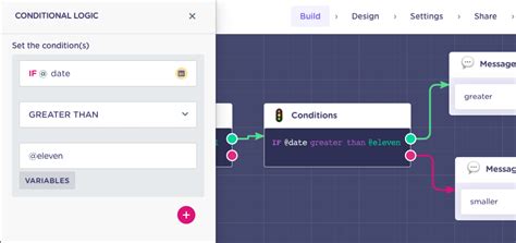 Conditions Block Ii With Dates Usage And Agents Variables Landbot Help