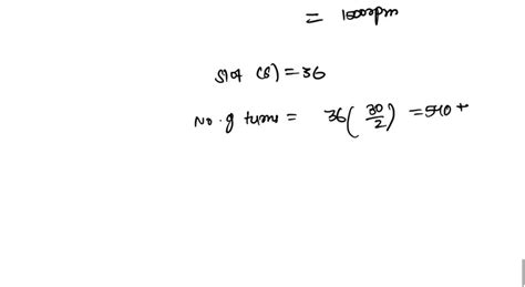 solved calculate the speed and open circuit line and phase voltages of